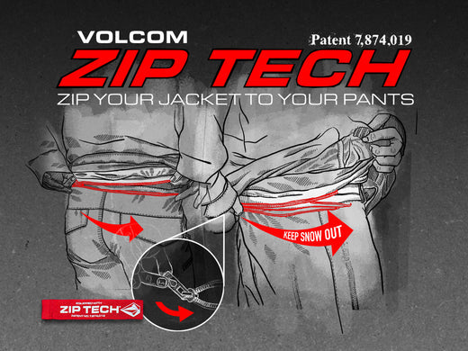 Zip Tech® Connect Your Jacket To Your Pants - Outerwear - Volcom – Volcom
