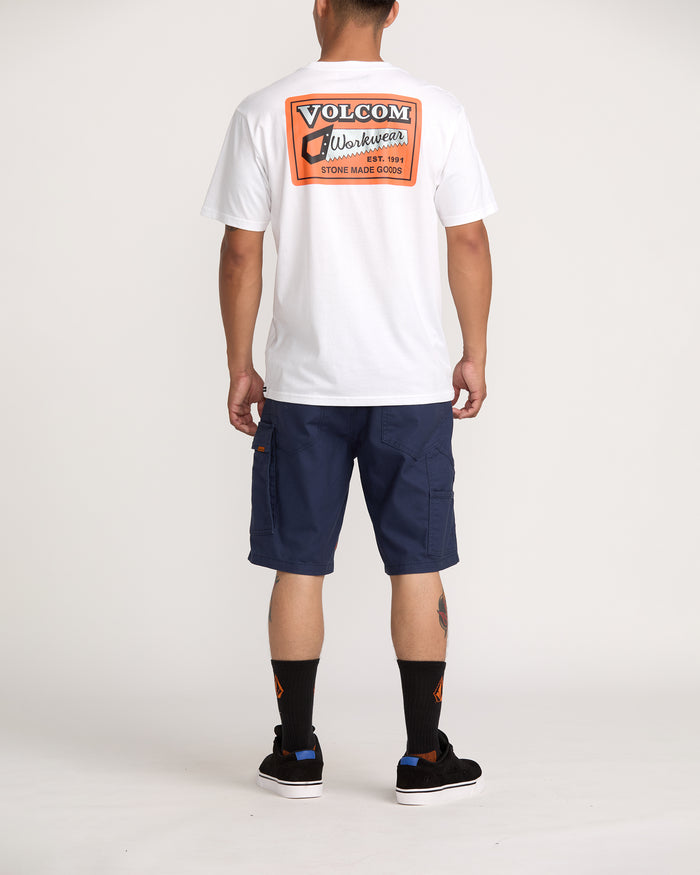 Mens Volcom Workwear Caliper II Work Short 20"