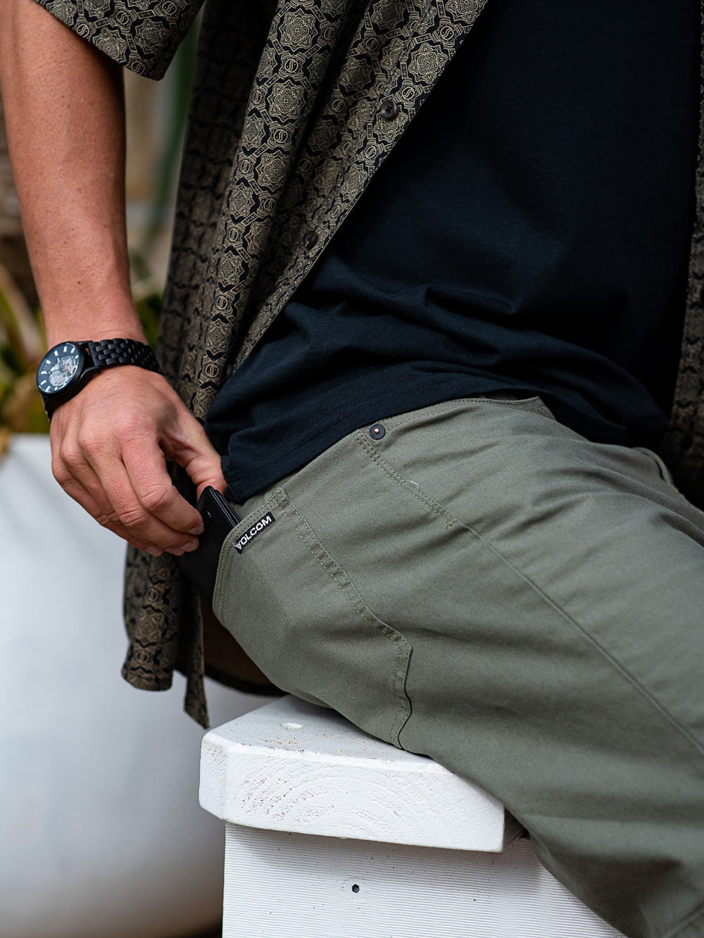 Mens Modown Canvas 5 Pocket Walkshorts – Volcom