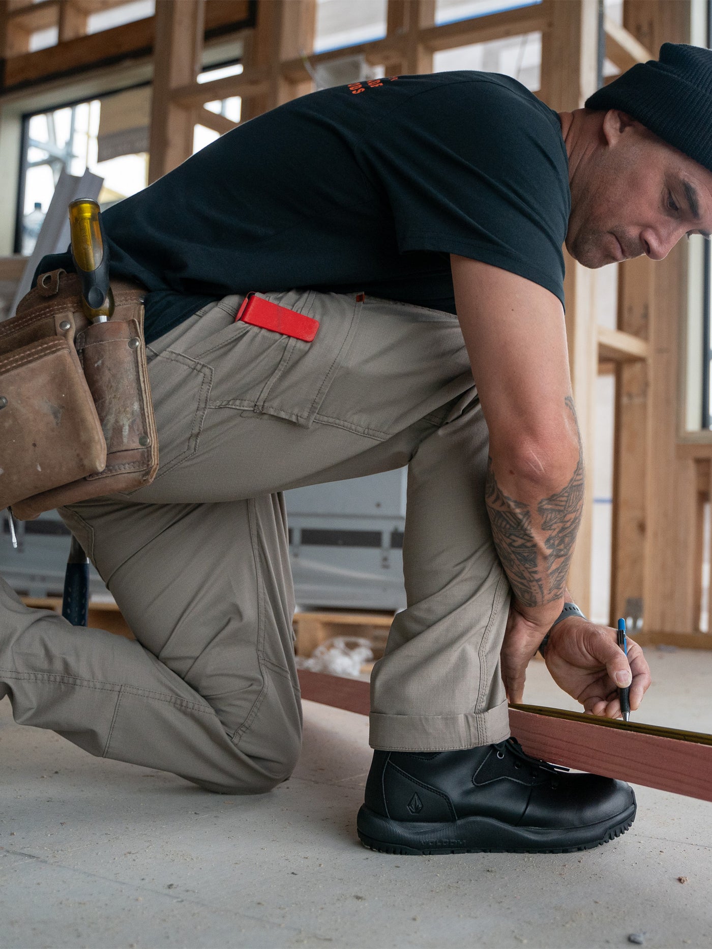 Mens Volcom Workwear Meter Light Work Pant