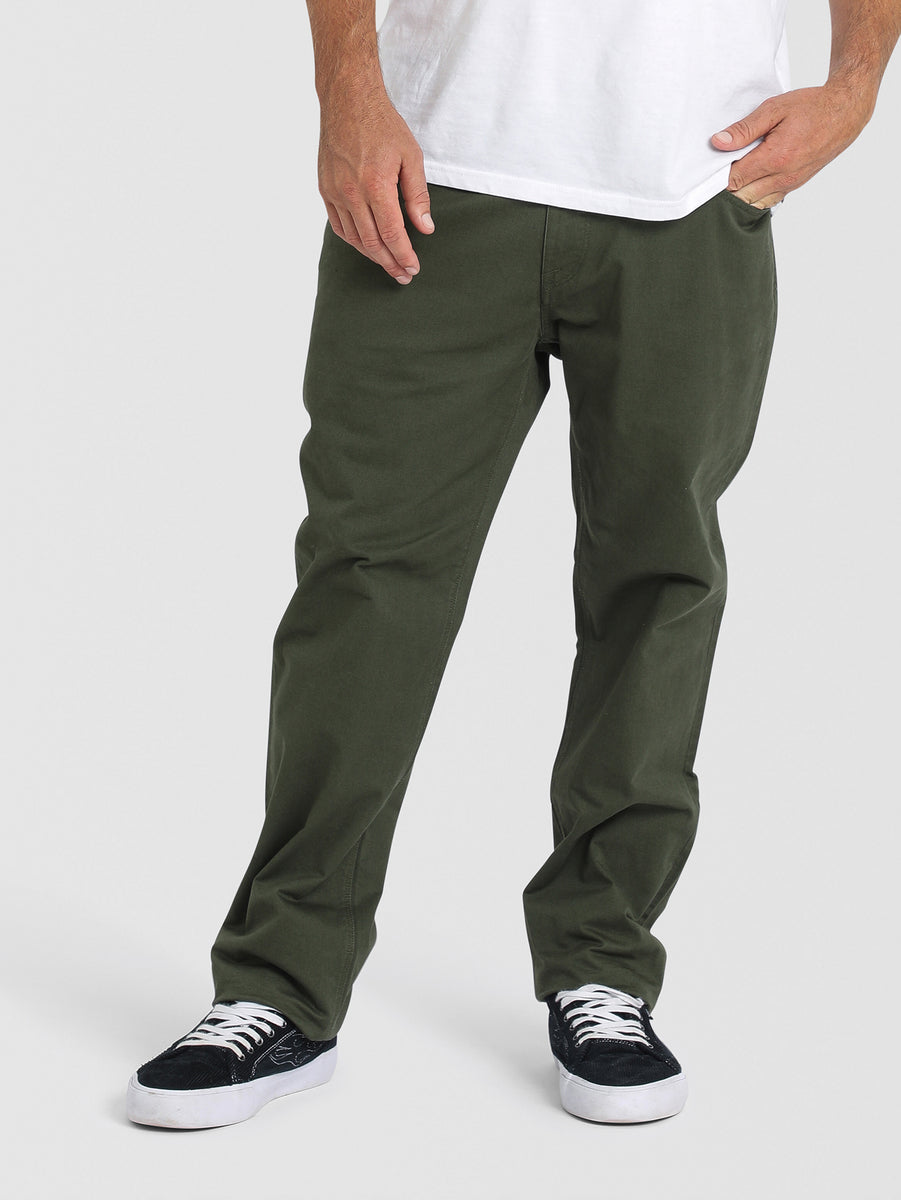 Solver Lite 5 Pocket Pant - Squadron Green – Volcom