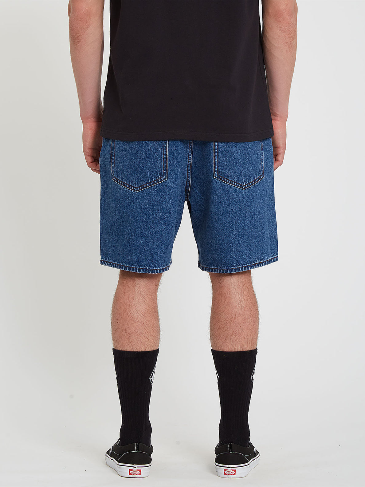 Billow Denim Shorts - Oliver Mid Blue – Volcom
