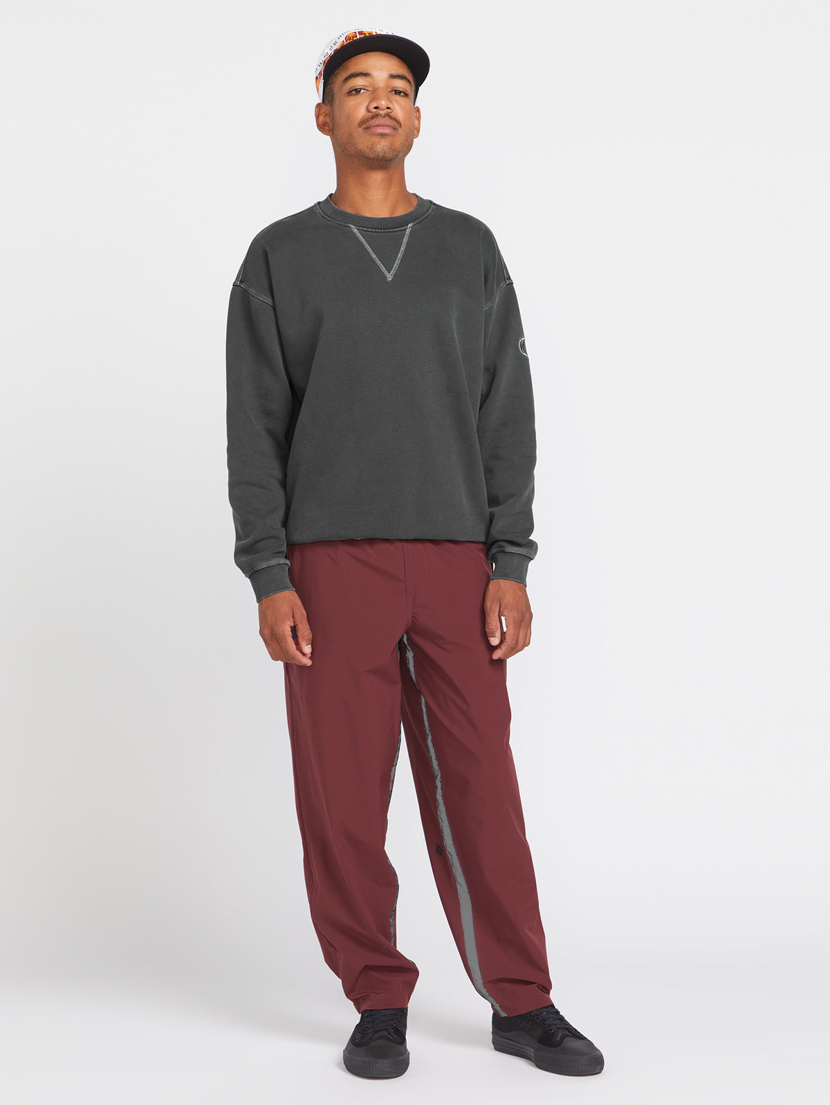 SKATE VITALS REMY S CREW - ASPHALT BLACK – Volcom