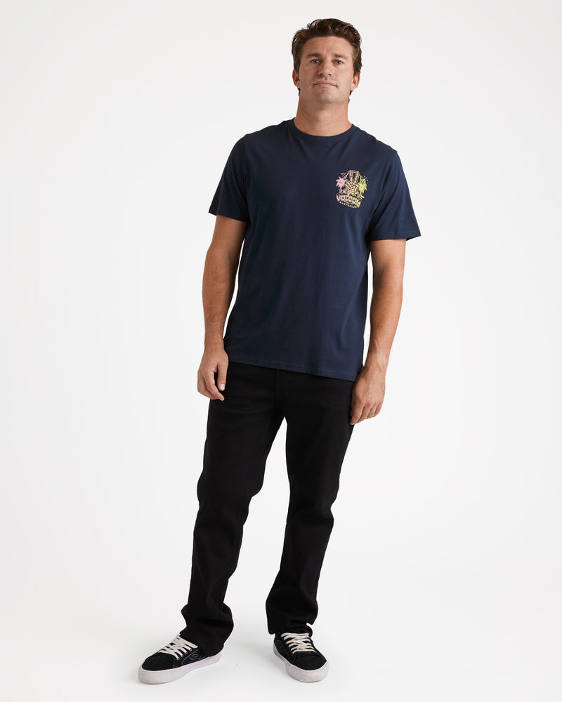 PEACE OUT SS TEE - NAVY – Volcom