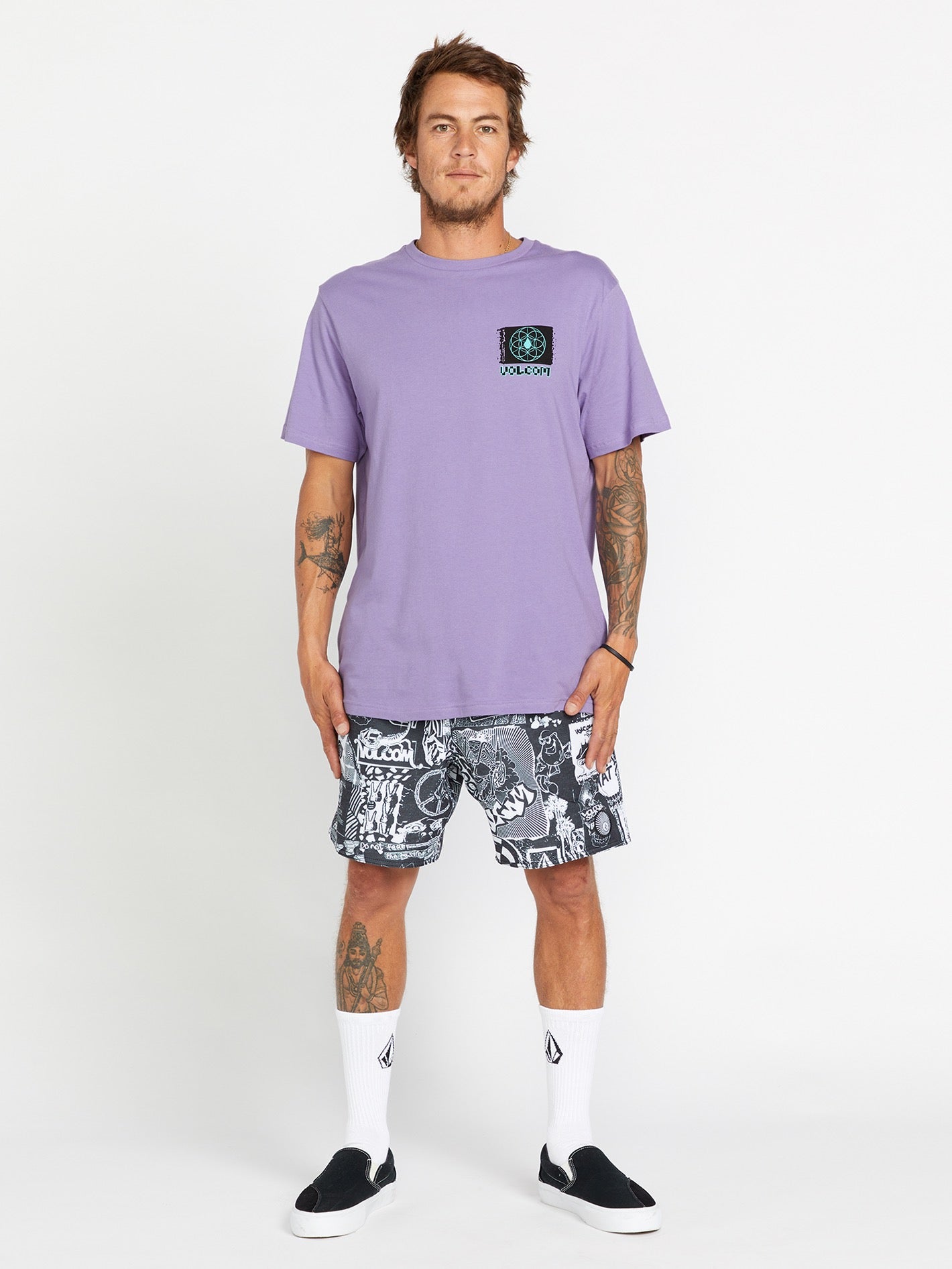 Proto Short Sleeve Tee - Purple Haze | Volcom