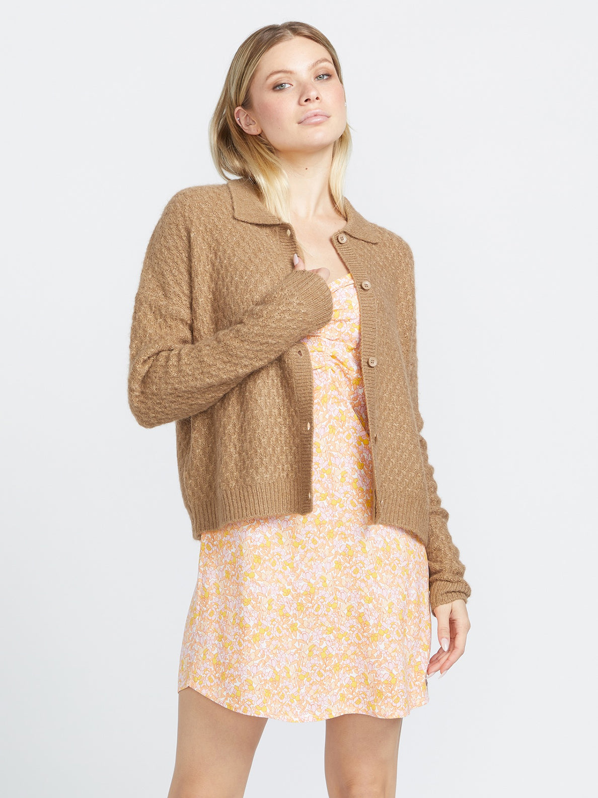 Coco Ho Cardigan - Mocha – Volcom