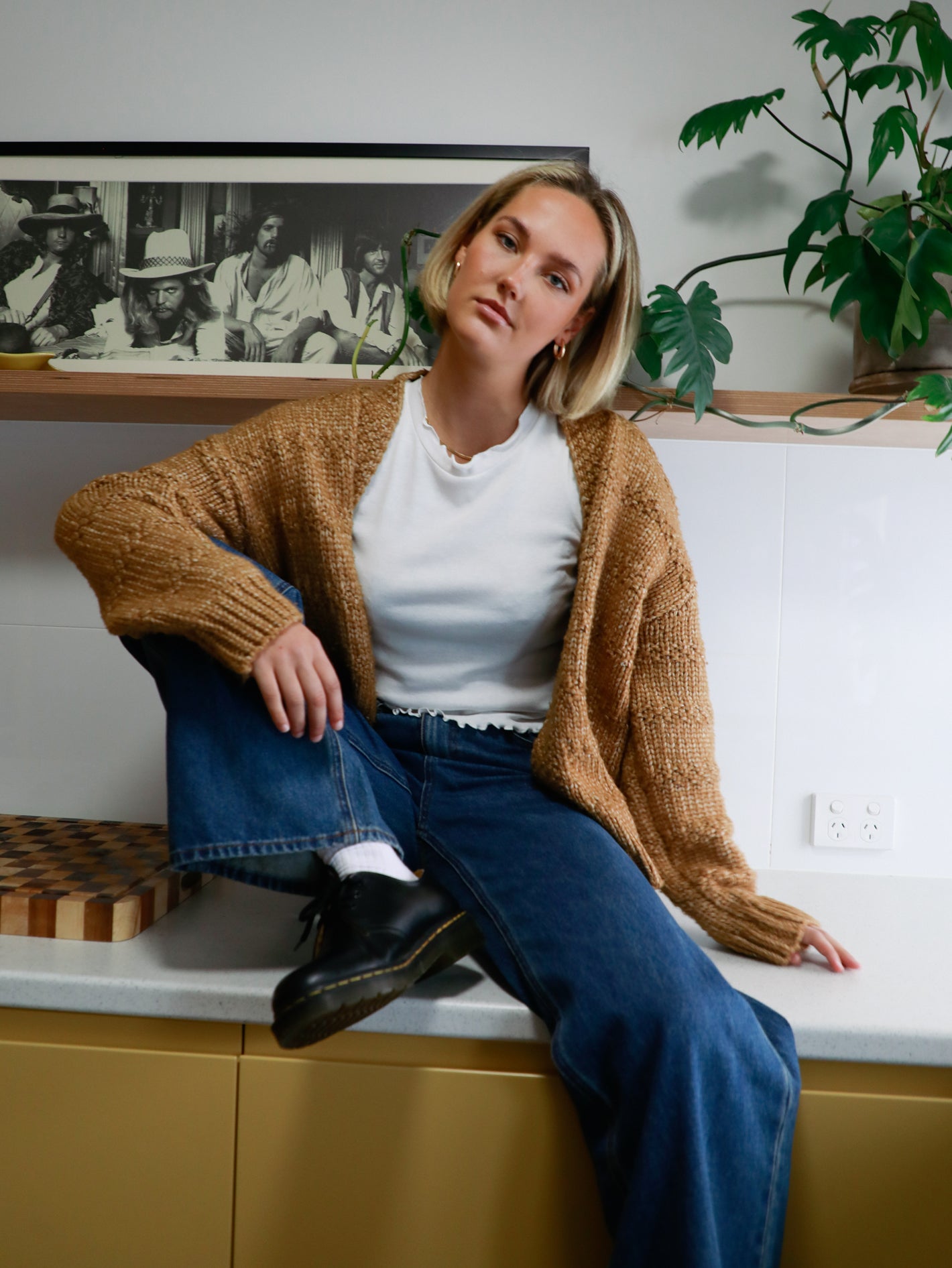 Deserts Edge Cardi - Vintage Brown | Volcom