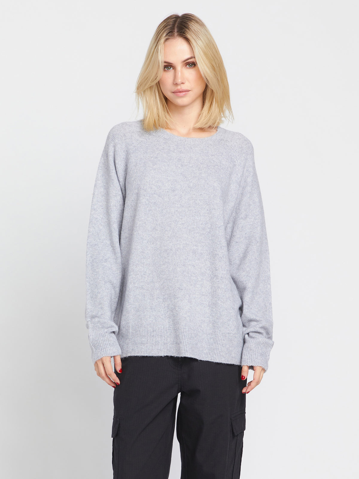 TWINKLE TEAS SWEATER - LIGHT GREY – Volcom