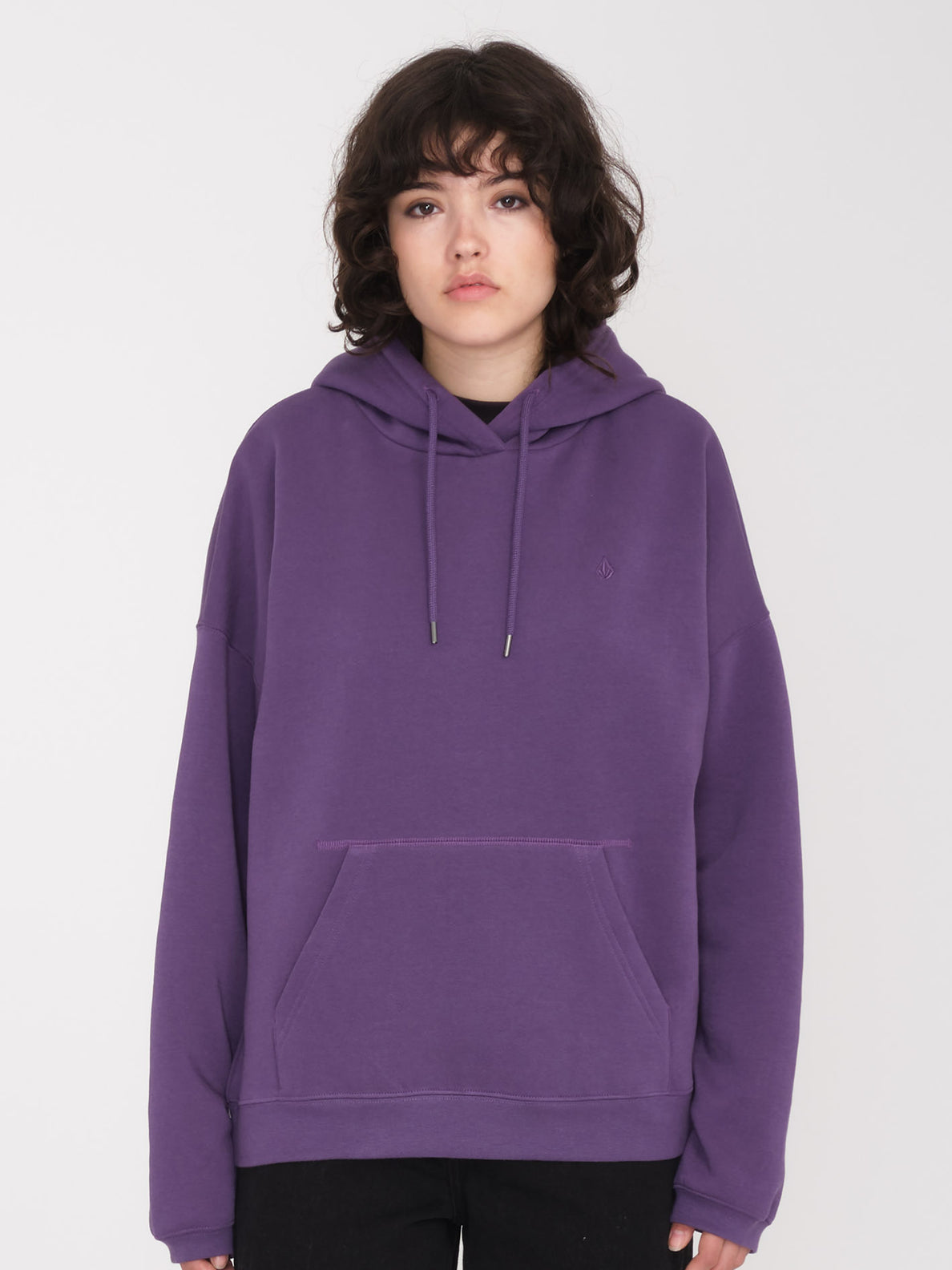 Stone Heart Up Hoodie - Deep Purple – Volcom