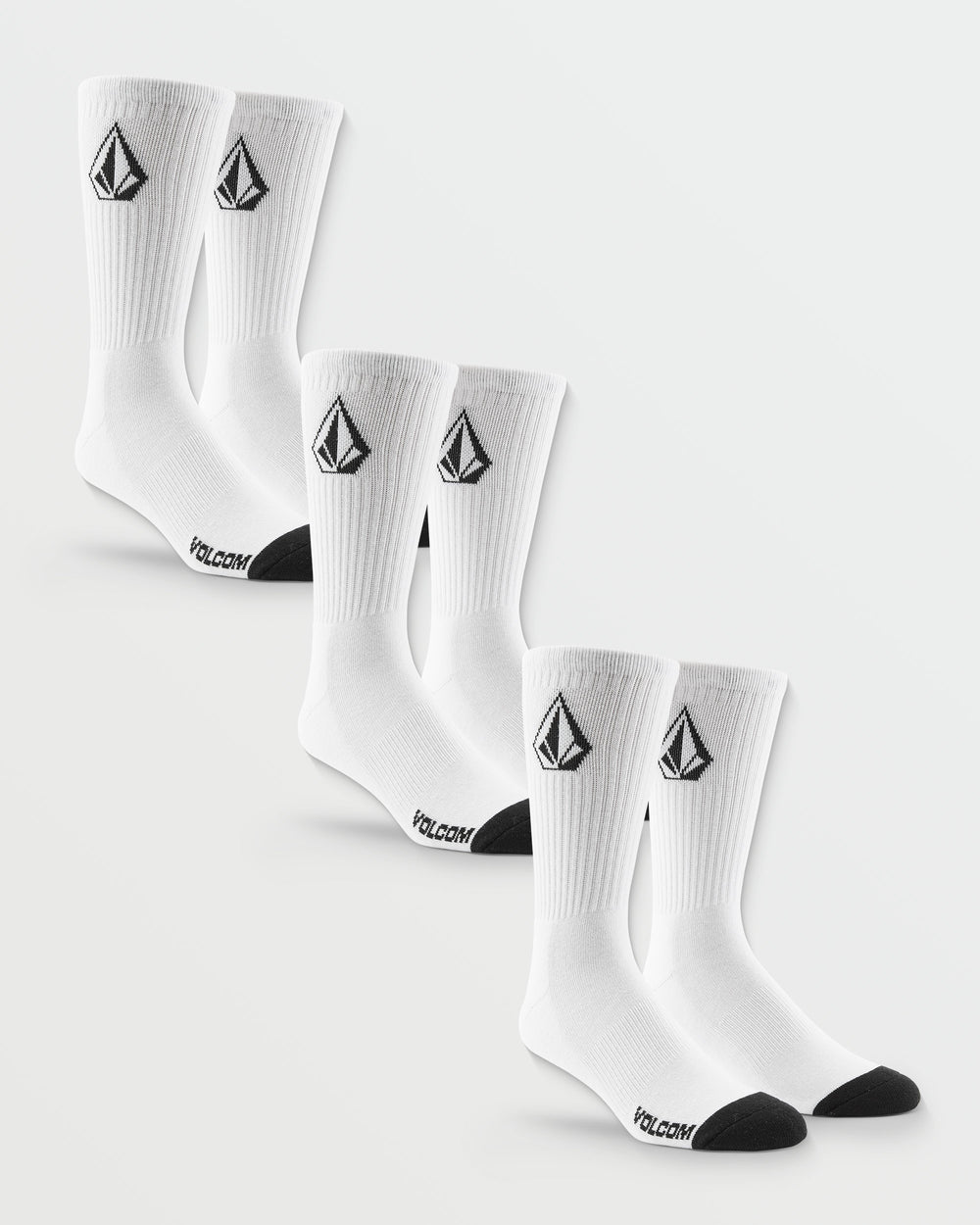 Mens Full Stone Sock 3 Pack – Volcom