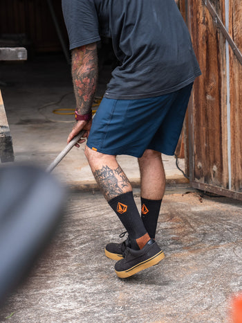 Volcom Workwear Sock 3 Pack - Black | Volcom