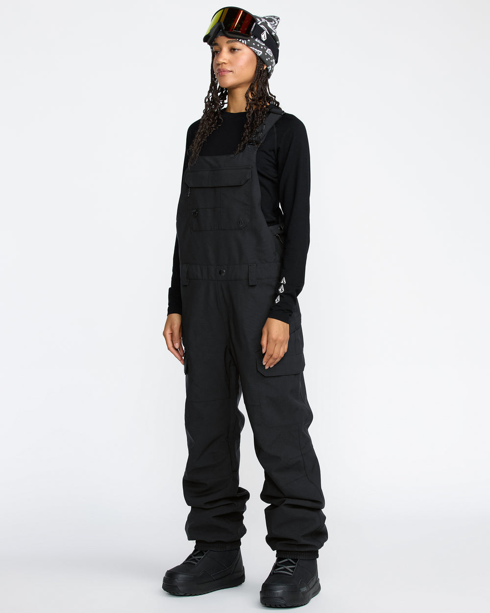 Womens Creston 3D Stretch Bib Overall – Volcom