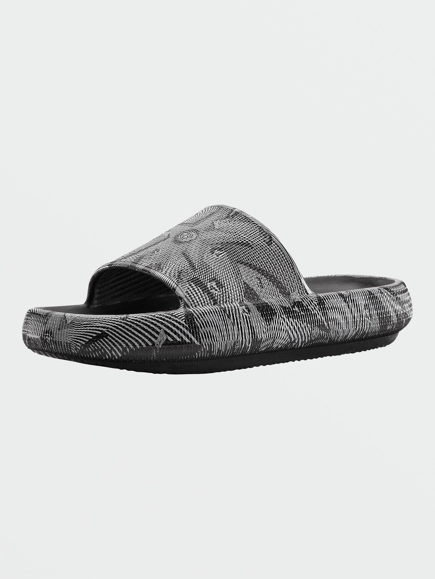 Womens Stoney Cloud Slide W - Black White – Volcom