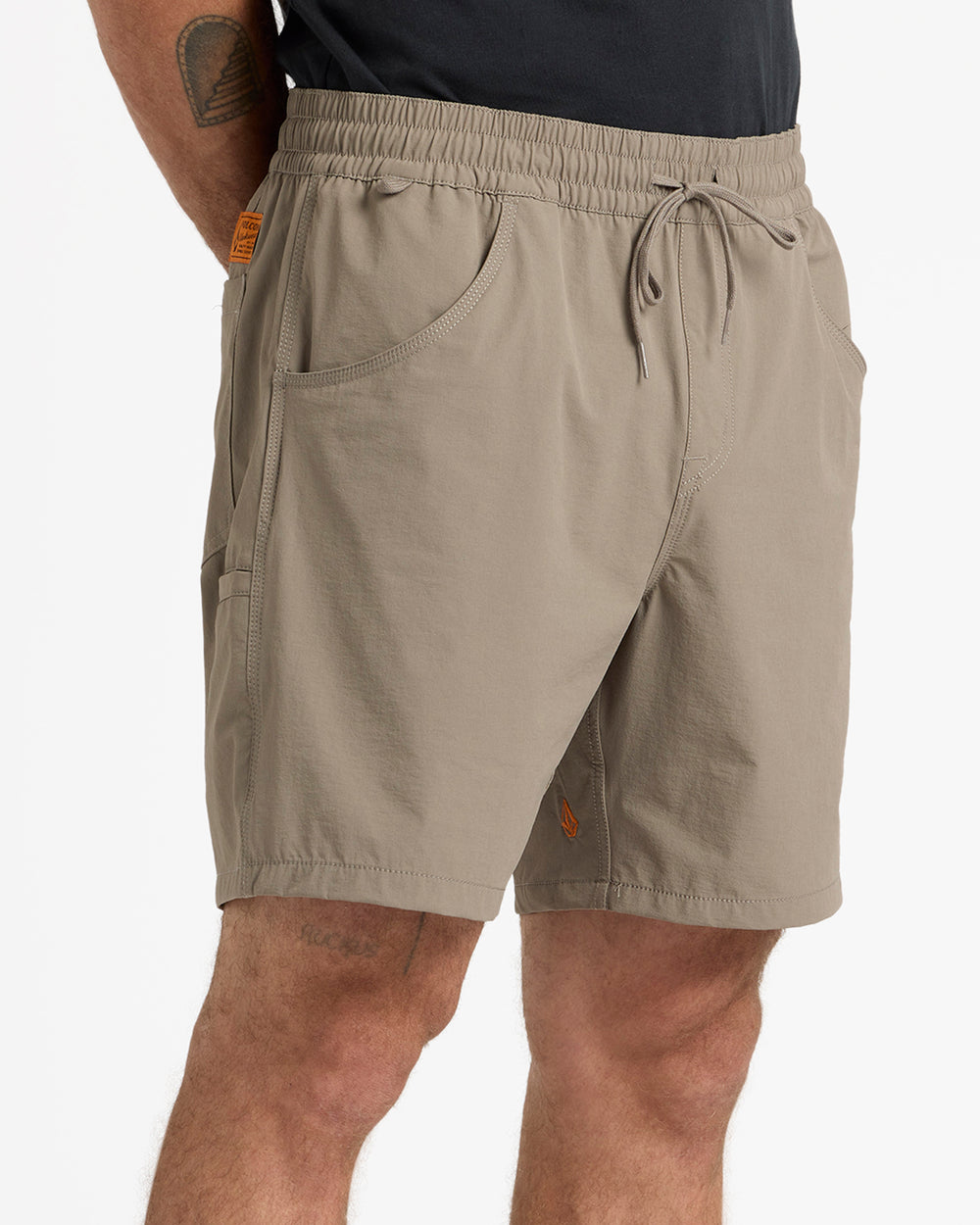 Mens Volcom Workwear Rack II Work Hybrid Shorts 17"