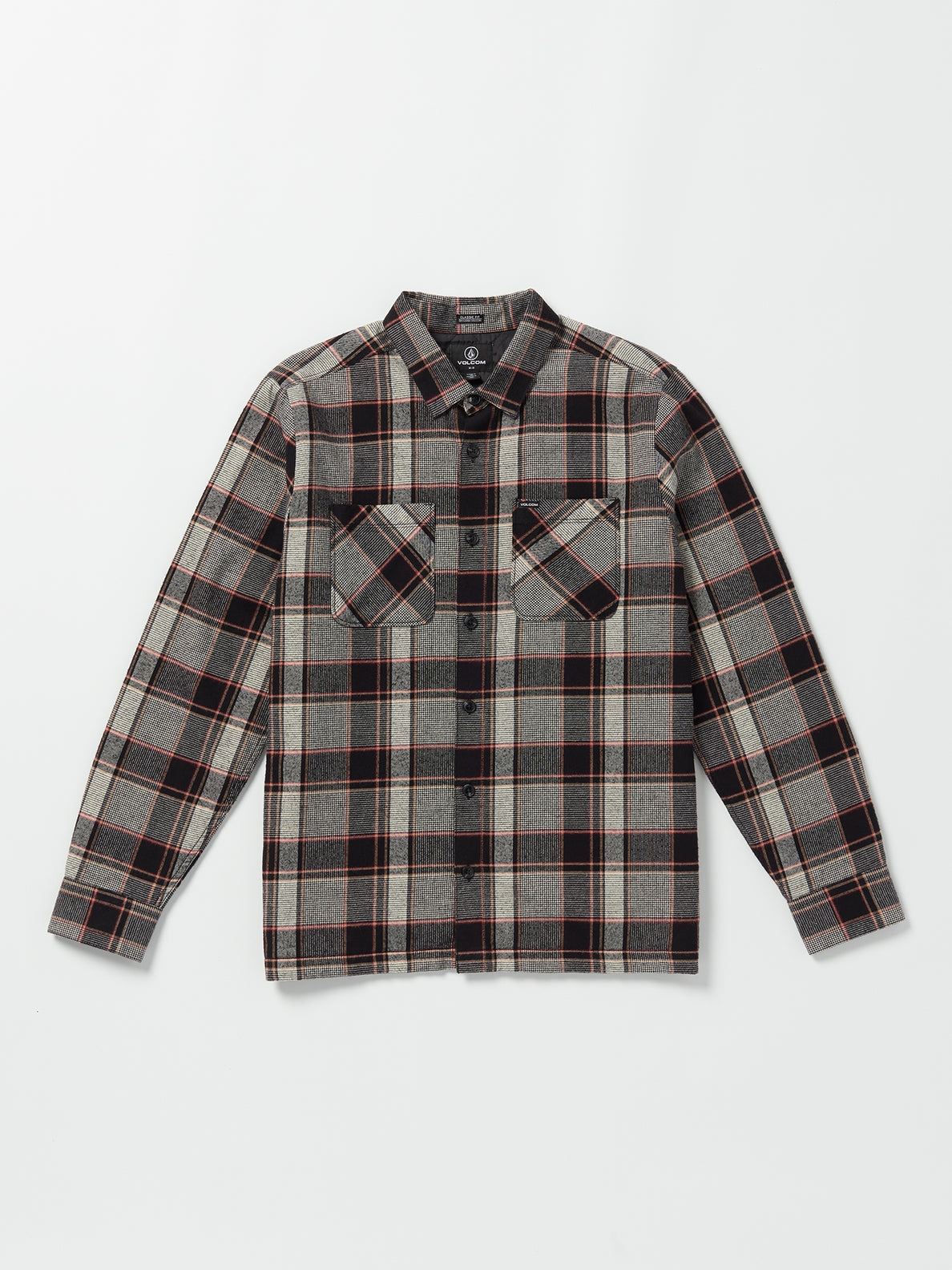 Brickstone Lined Flannel Long Sleeve Shirt - Dirty White – Volcom