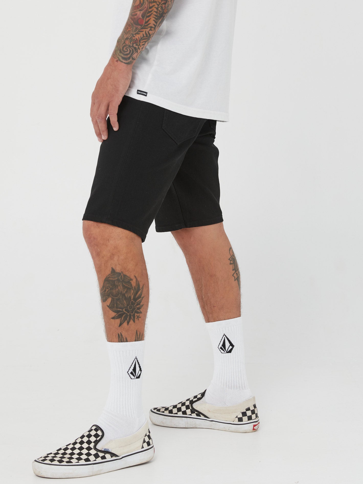V Vorta Twill Short - Black – Volcom