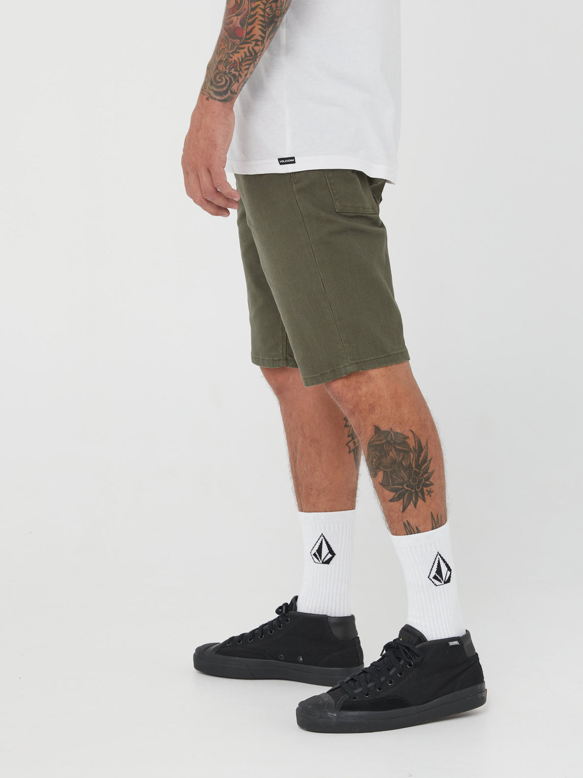 V Vorta Twill Short - Military – Volcom