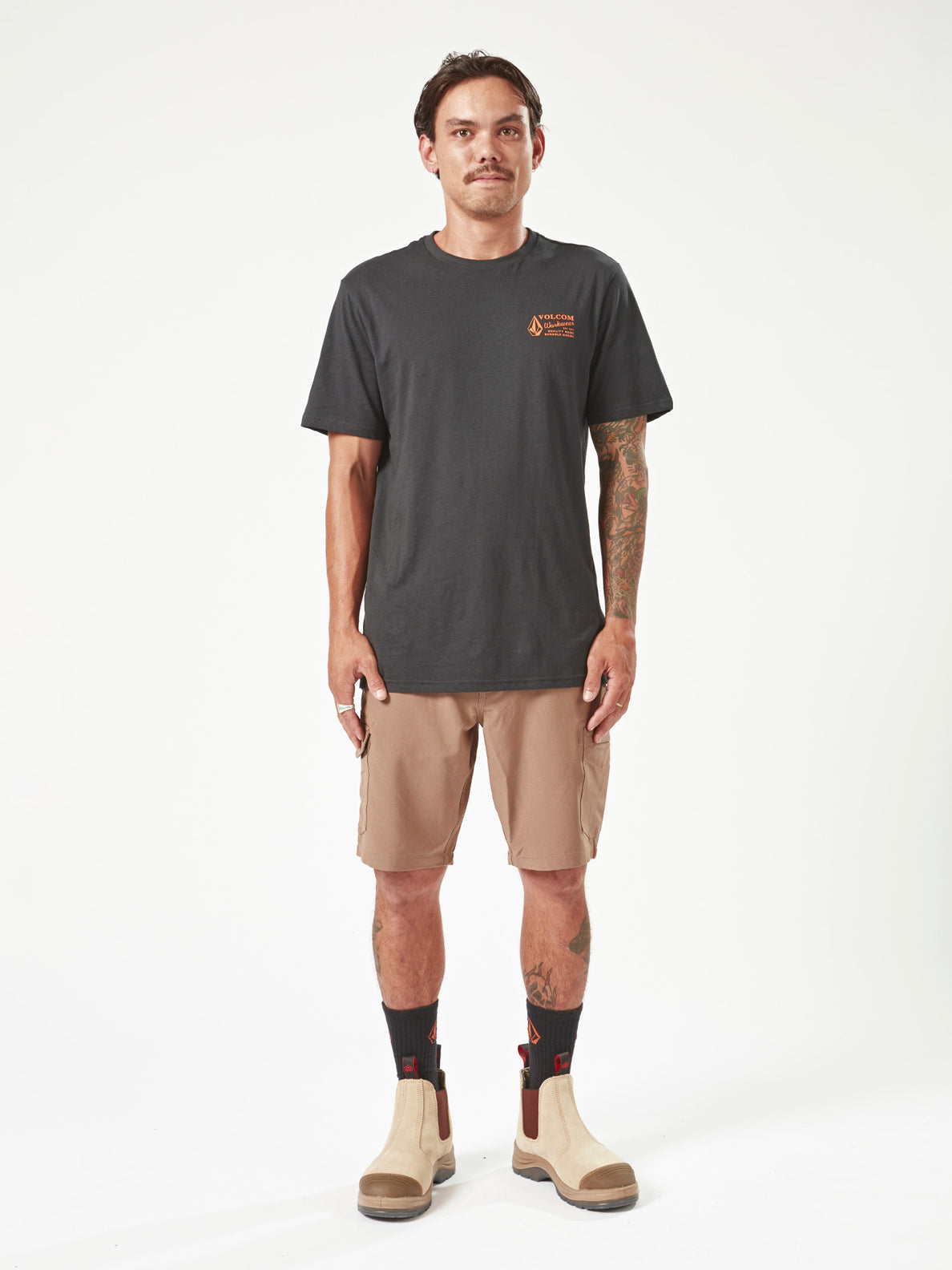 Volcom Workwear Slab Hybrid Short 20" - Brindle