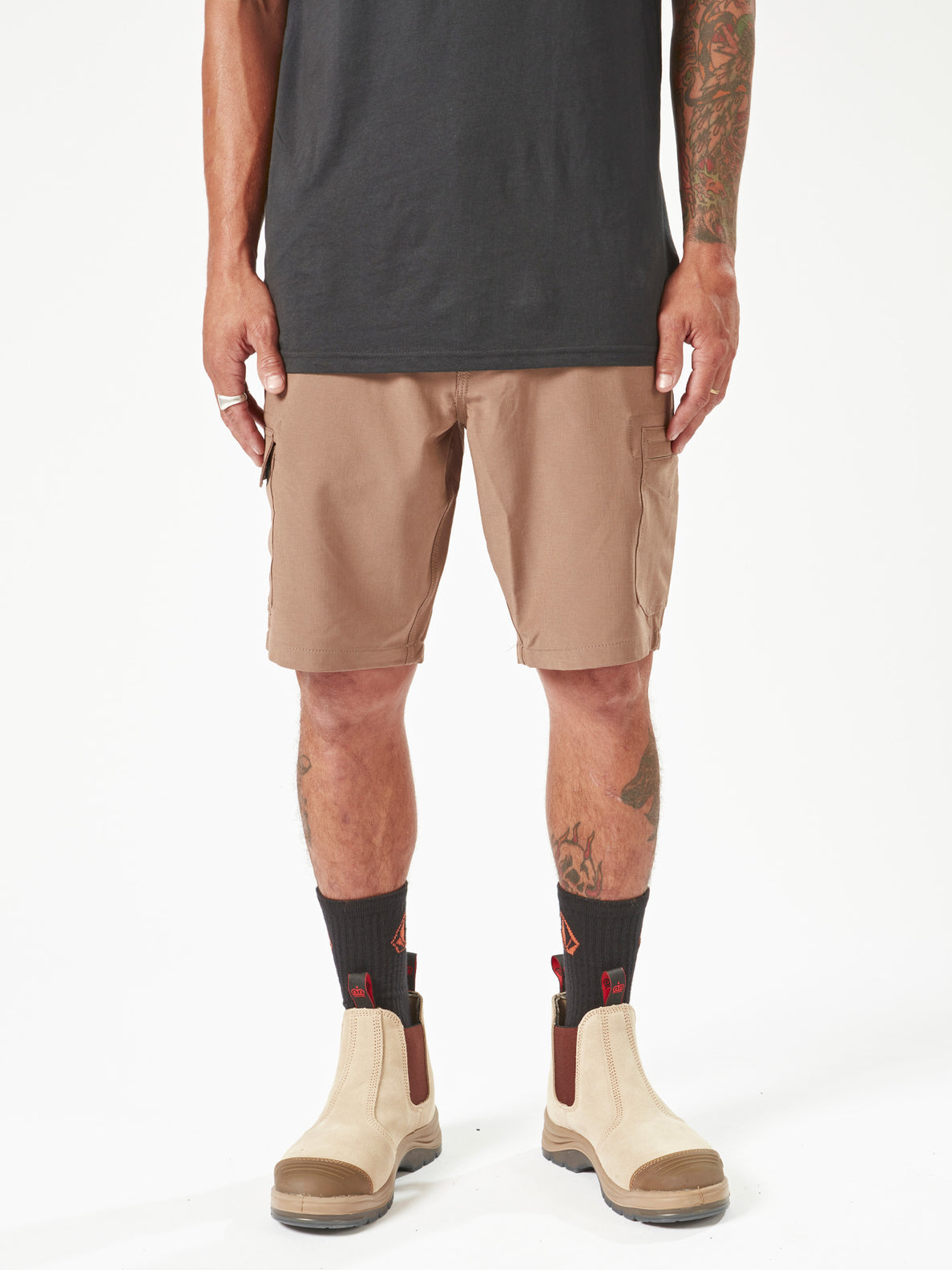 Volcom Workwear Slab Hybrid Short 20" - Brindle