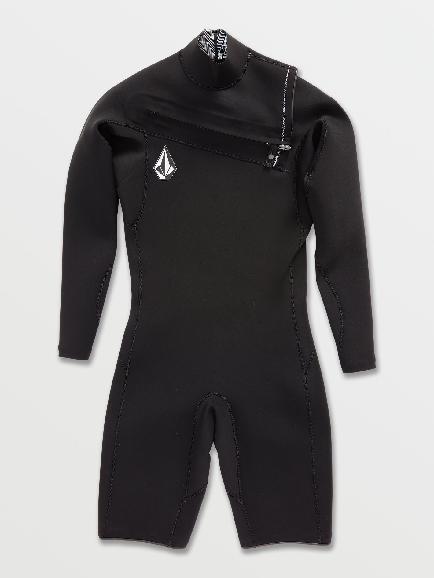 Modulator 2/2mm Long Arm Chest Zip Wetsuit - Black – Volcom