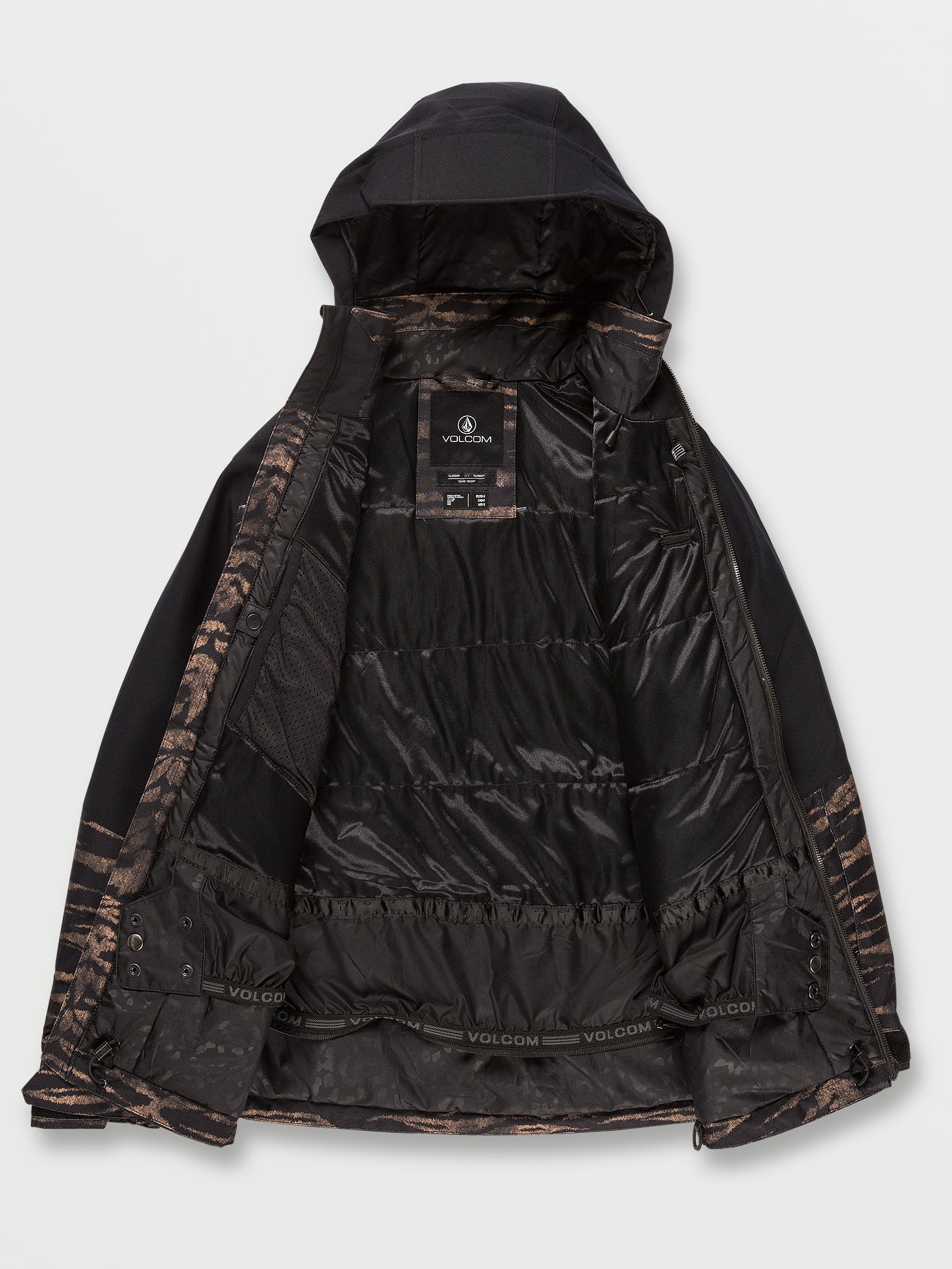 Womens Shelter 3D Stretch Jacket - Tiger Print (2022) – Volcom