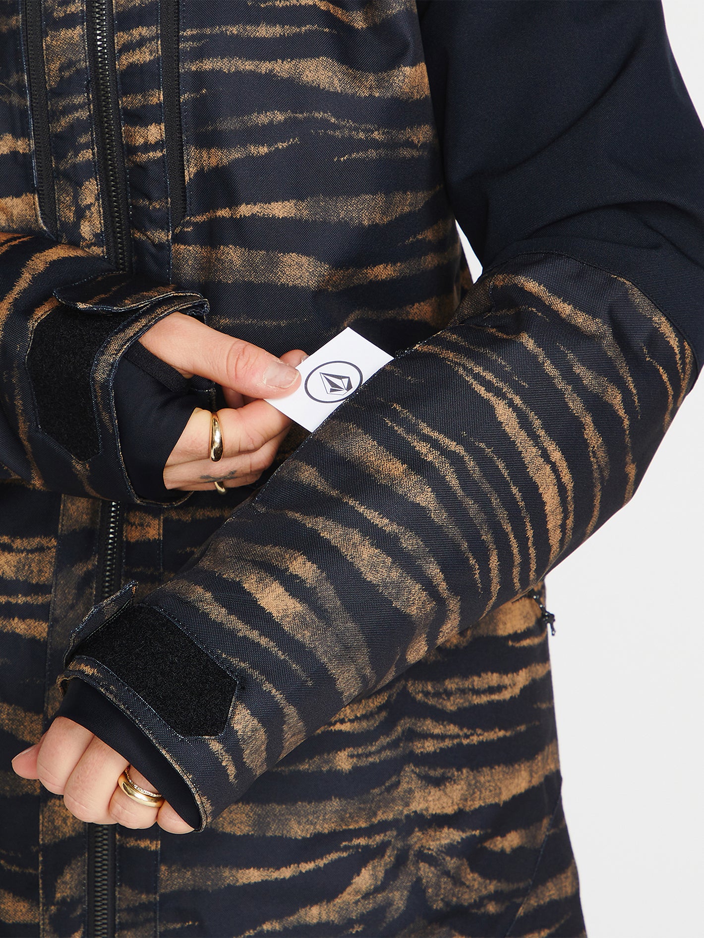 Womens Shelter 3D Stretch Jacket - Tiger Print (2022) – Volcom